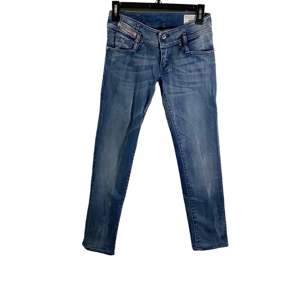 Diesel | Jeans | Diesel Matic Stretch Medium Wash Crop Jeans | Poshmark